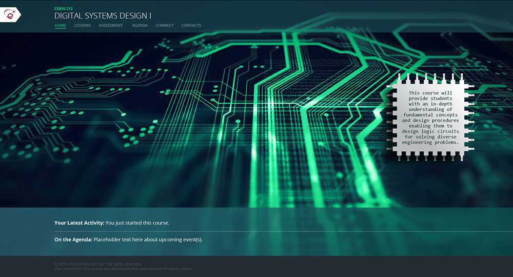 eConcordia - COEN 212 - Digital Systems Design I